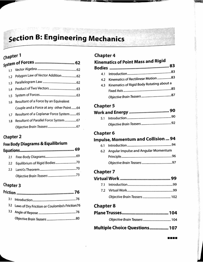 Engineering mechanics | PDF
