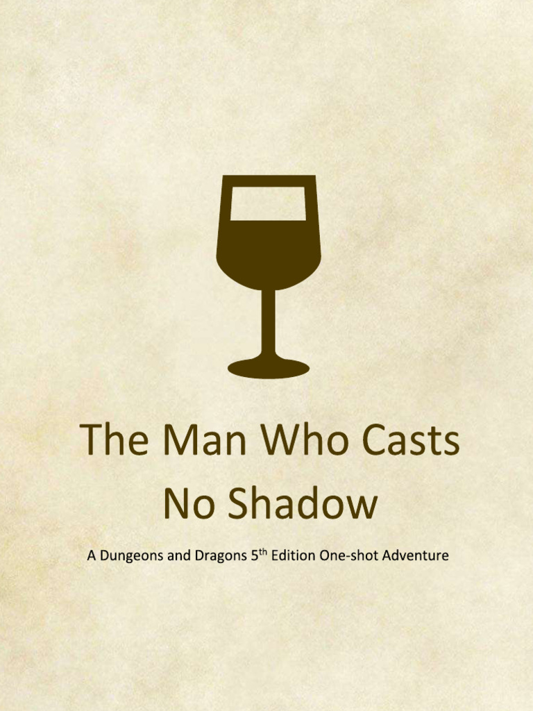 The Man Who Casts No Shadow | PDF