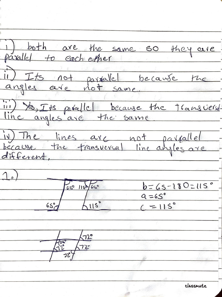Parallel Lines | PDF