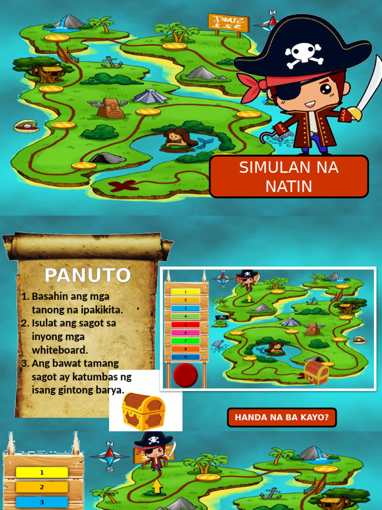 Pagsasanay Sa Filipino 4 Na Aralin-TreasureHunt | PDF