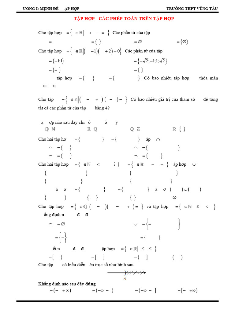 TN3 - Chương I - Bài 2. Tập Hợp | PDF