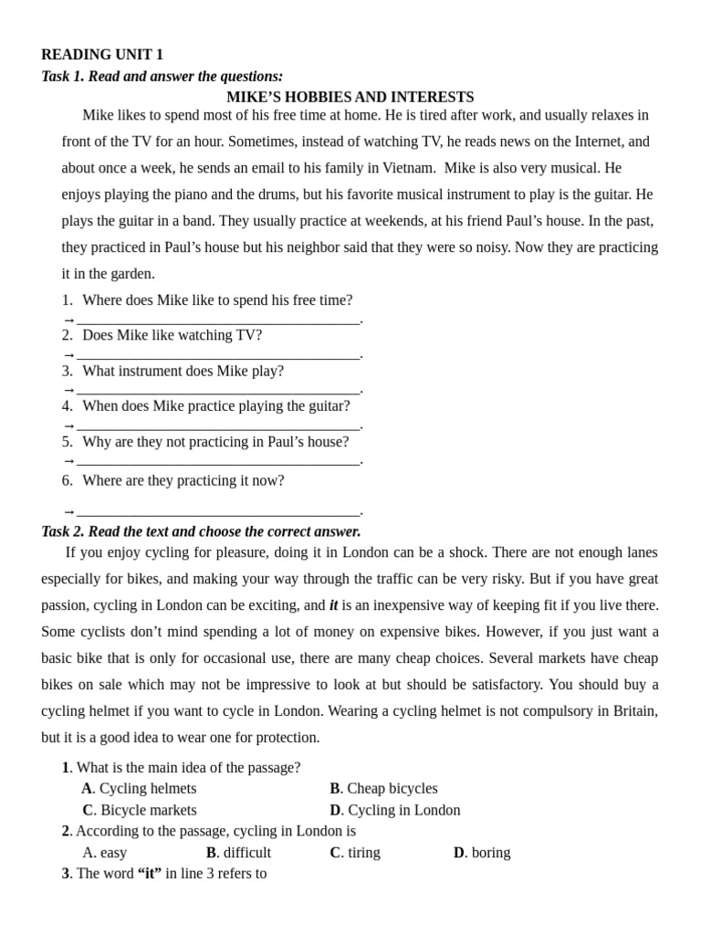 BT Reading Lop 7 (16-10) | PDF | Language Arts & Discipline