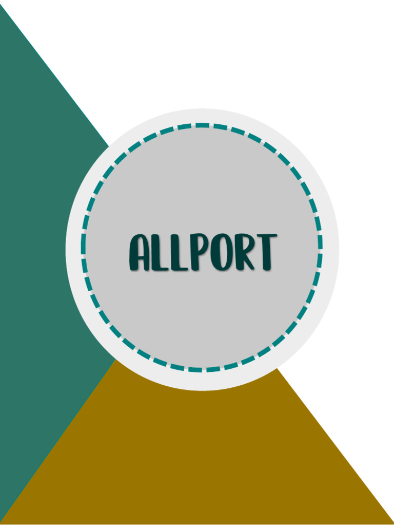 Portada Allport | PDF
