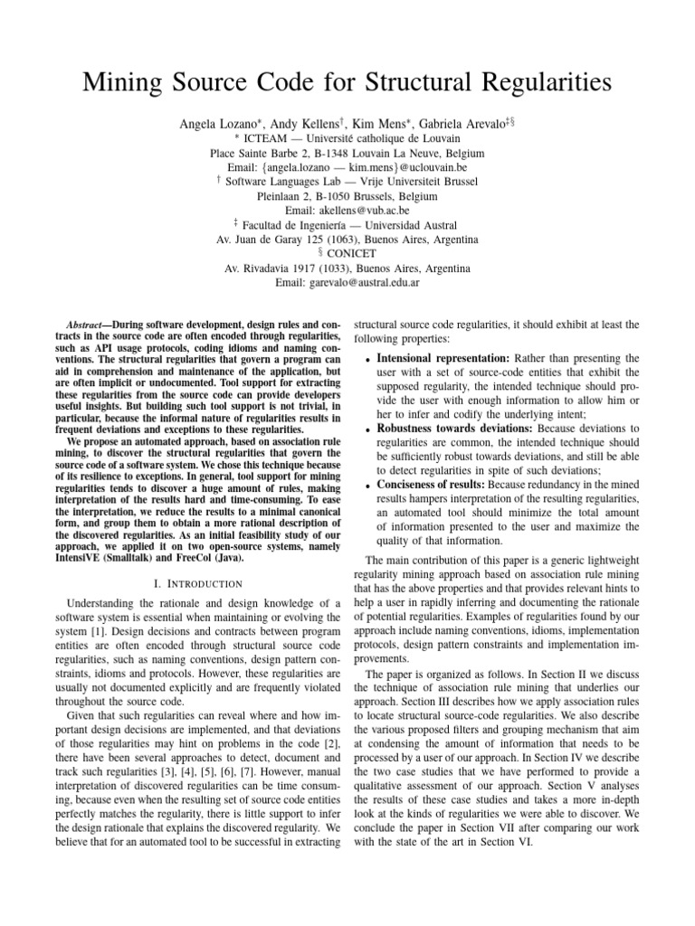 Mining source... | PDF | Class (Computer Programming) | Method ...