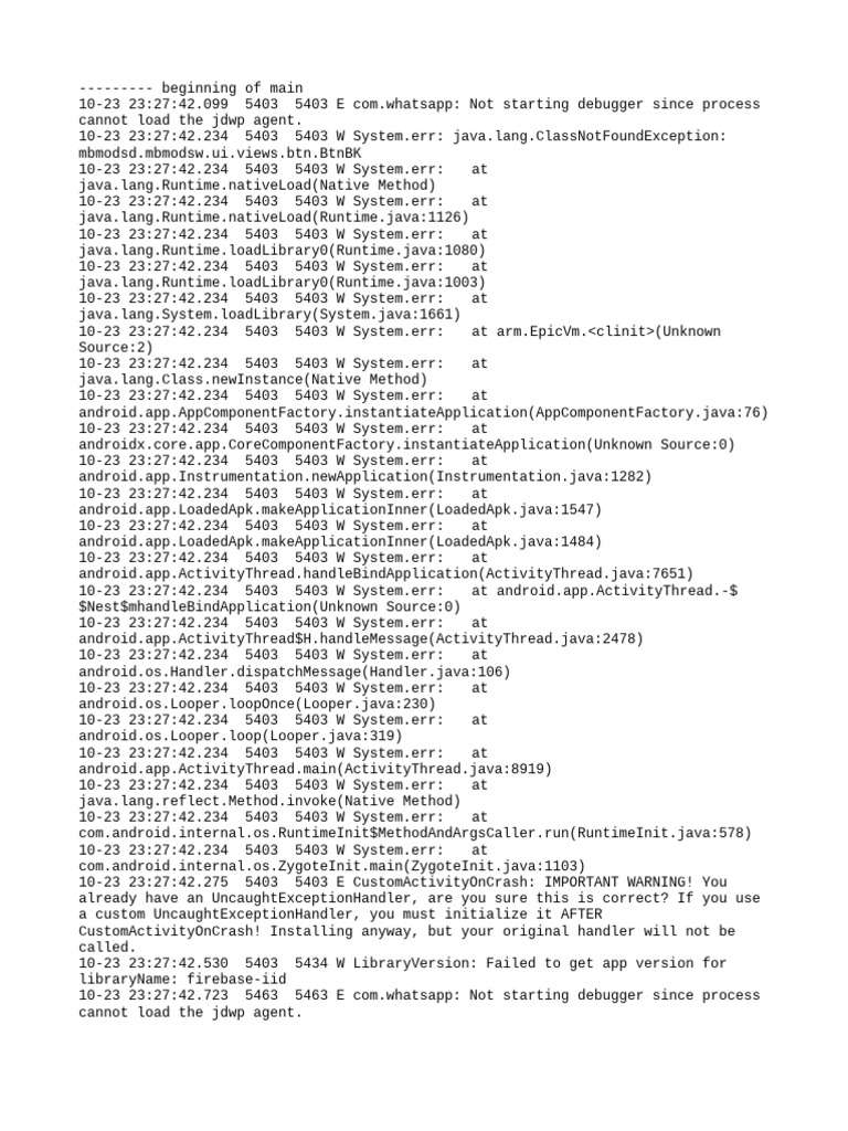 logcat | PDF | Java (Programming Language) | Android (Operating System)