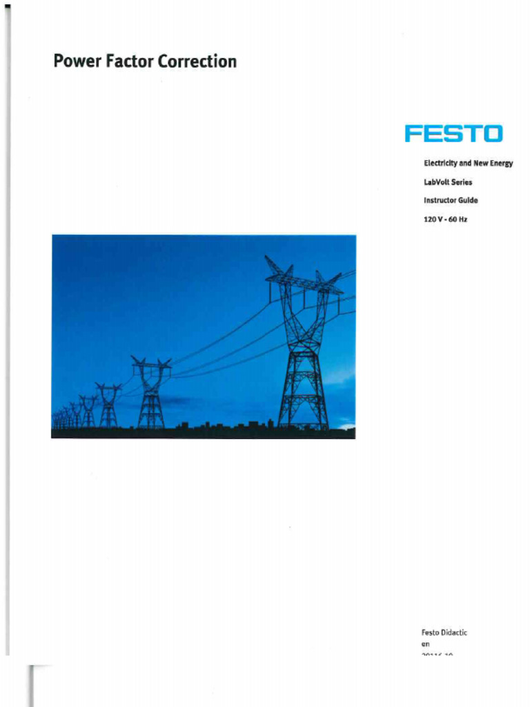 Power Factor Correction Profesor | PDF