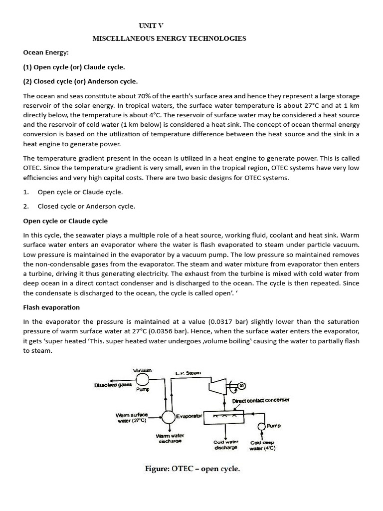 RES UNIT V | PDF | Fuel Cell | Biofuel