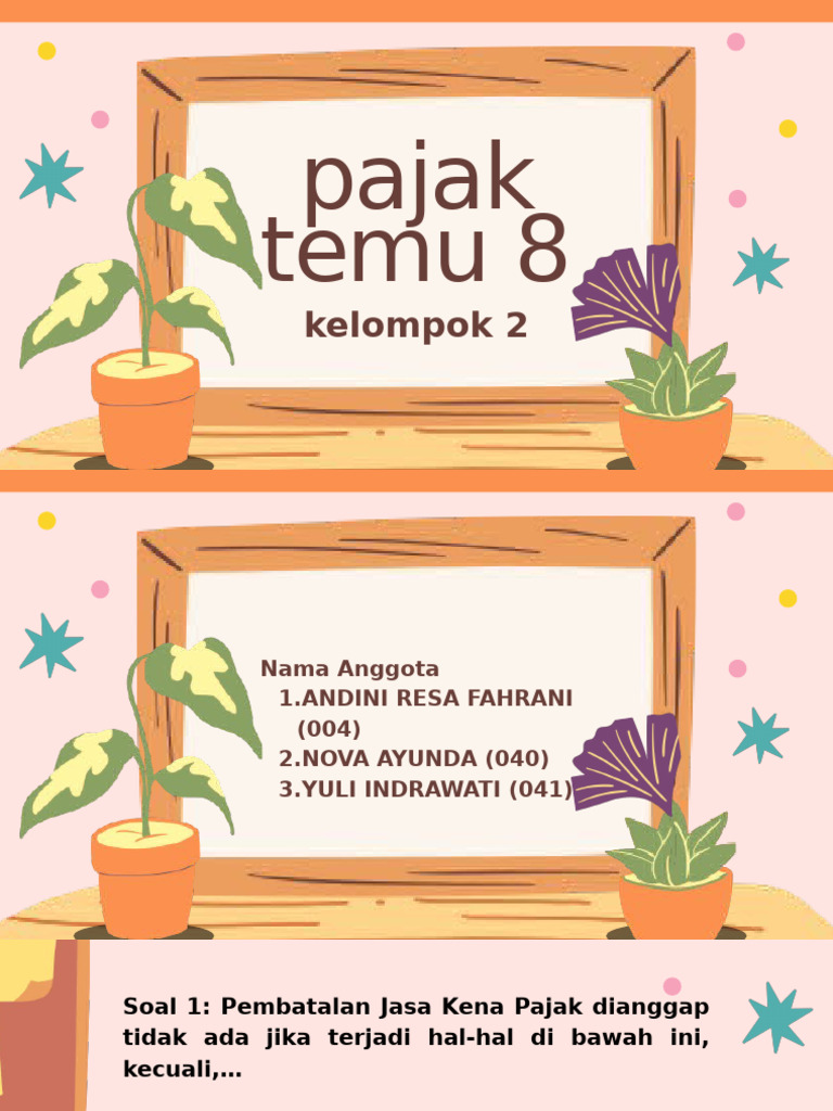 Soal dan Jawaban Pajak Kena Pajak | PDF