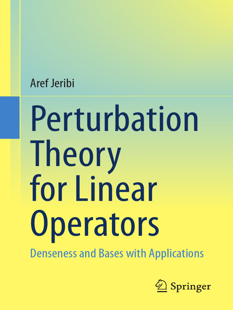 jeribi2021 | PDF | Hilbert Space | Operator (Mathematics)