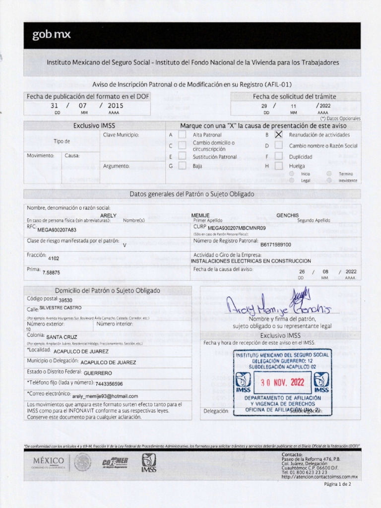 Prima de Riesgo Arely | PDF