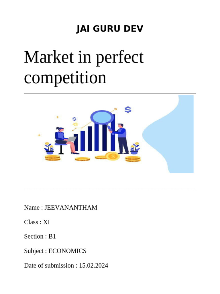 Understanding Perfect Competition | PDF | Demand | Perfect Competition