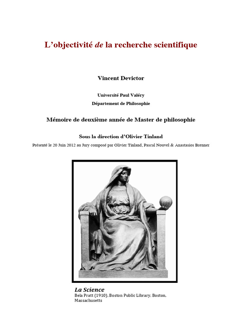 Objectivité et éthique en science | PDF | Science | Edmund Husserl