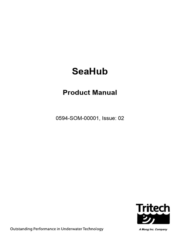 Tritech Seahub Sensor Interface For PC or Laptop Computer - Hardware ...