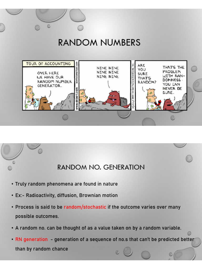 Random Numbers And Monte Carlo Methods Pdf Randomness Mathematics 1698