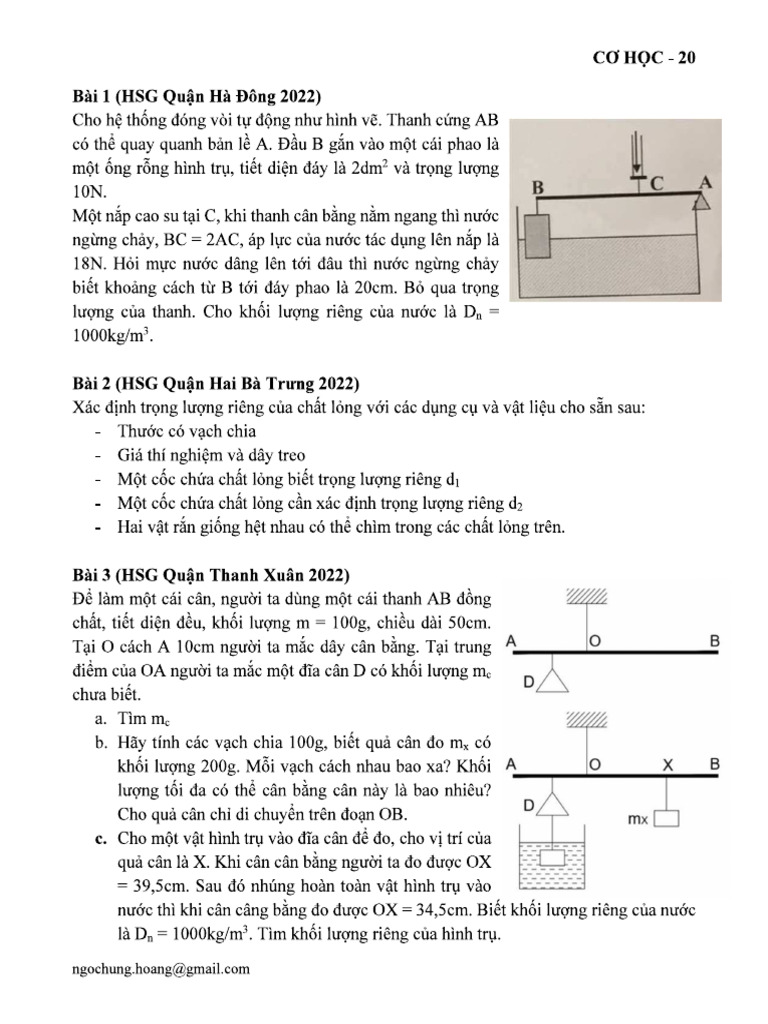 BTVN 2009 Co 20 | PDF
