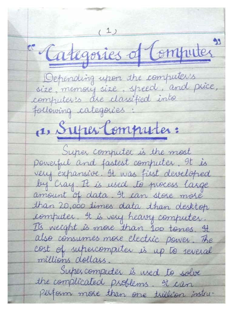 ICT Outline Wise Topic NOTES | PDF