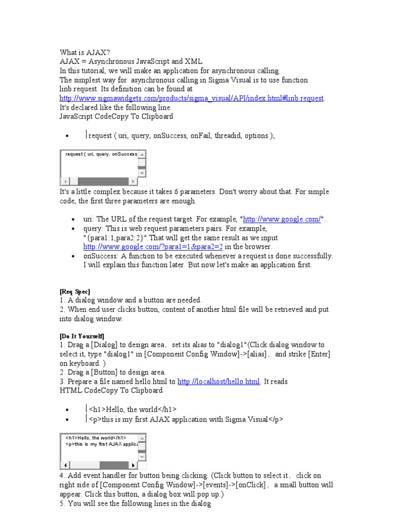 What Is AJAX | PDF | Ajax (Programming) | Computing