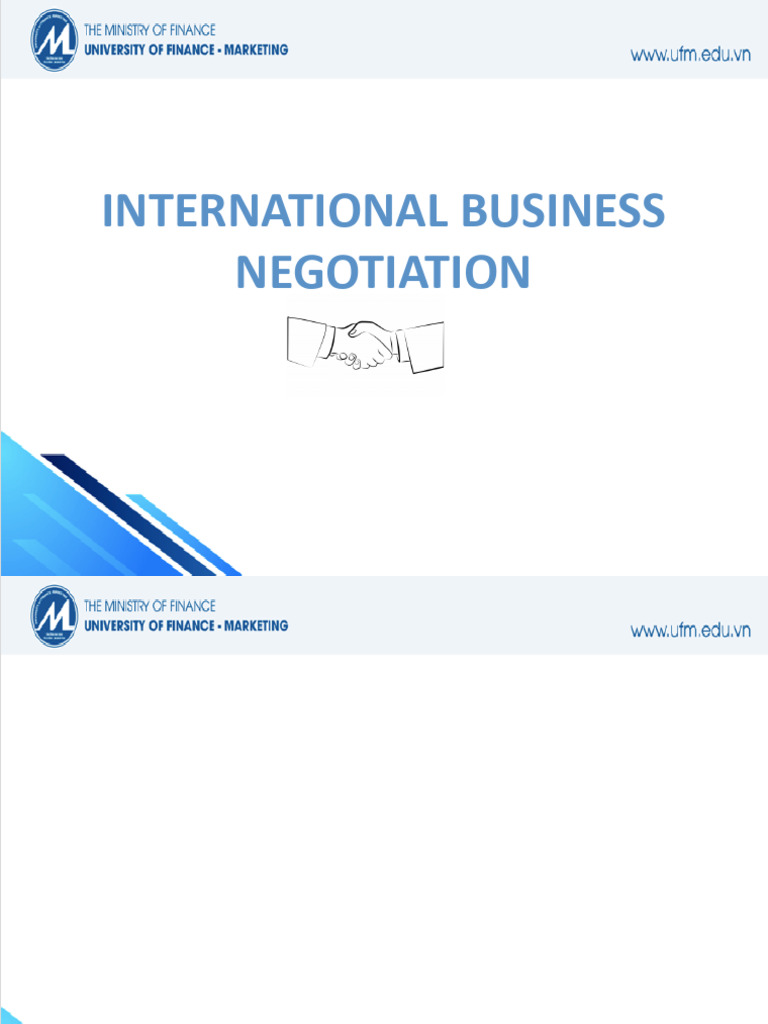 Slide IBN_Jan 2024 | PDF | Negotiation | Nonverbal Communication