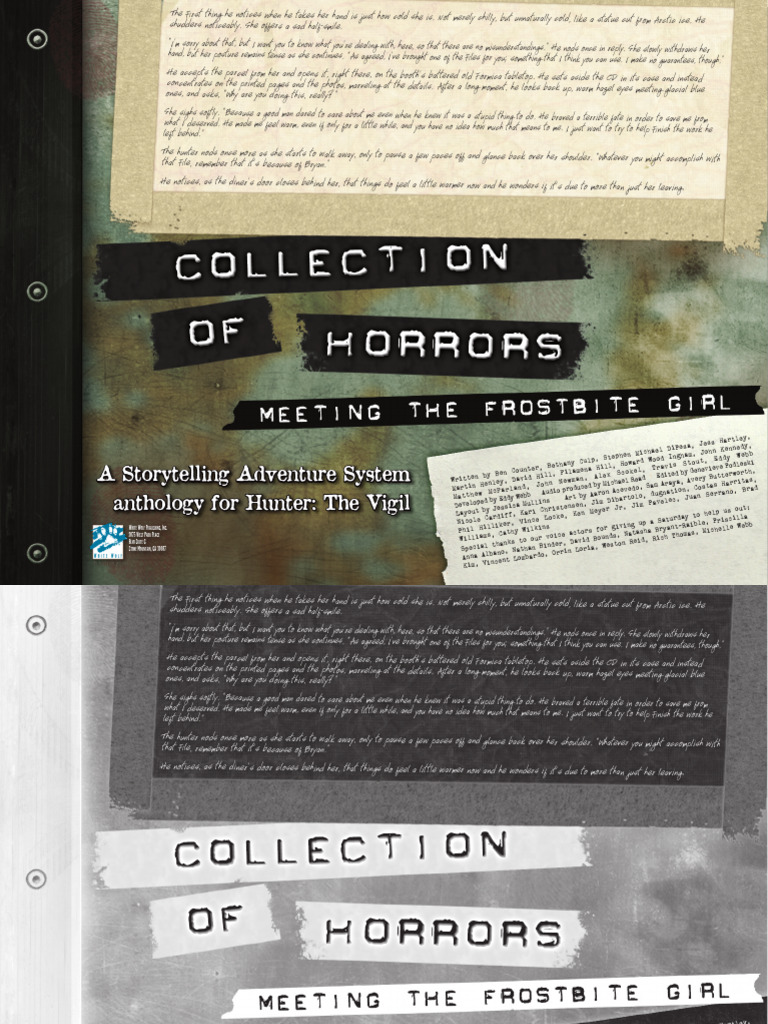 Collection Of Horrors 06 - Meeting The Frostbite Girl | PDF