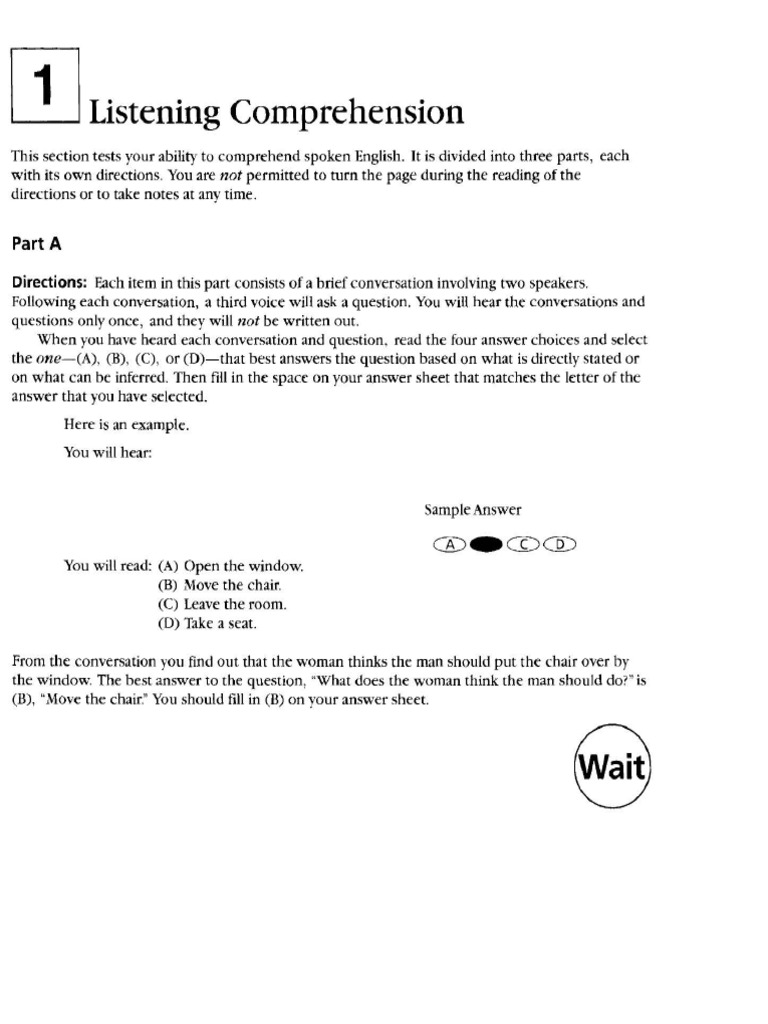 Practice TOEFL Test 3 | PDF