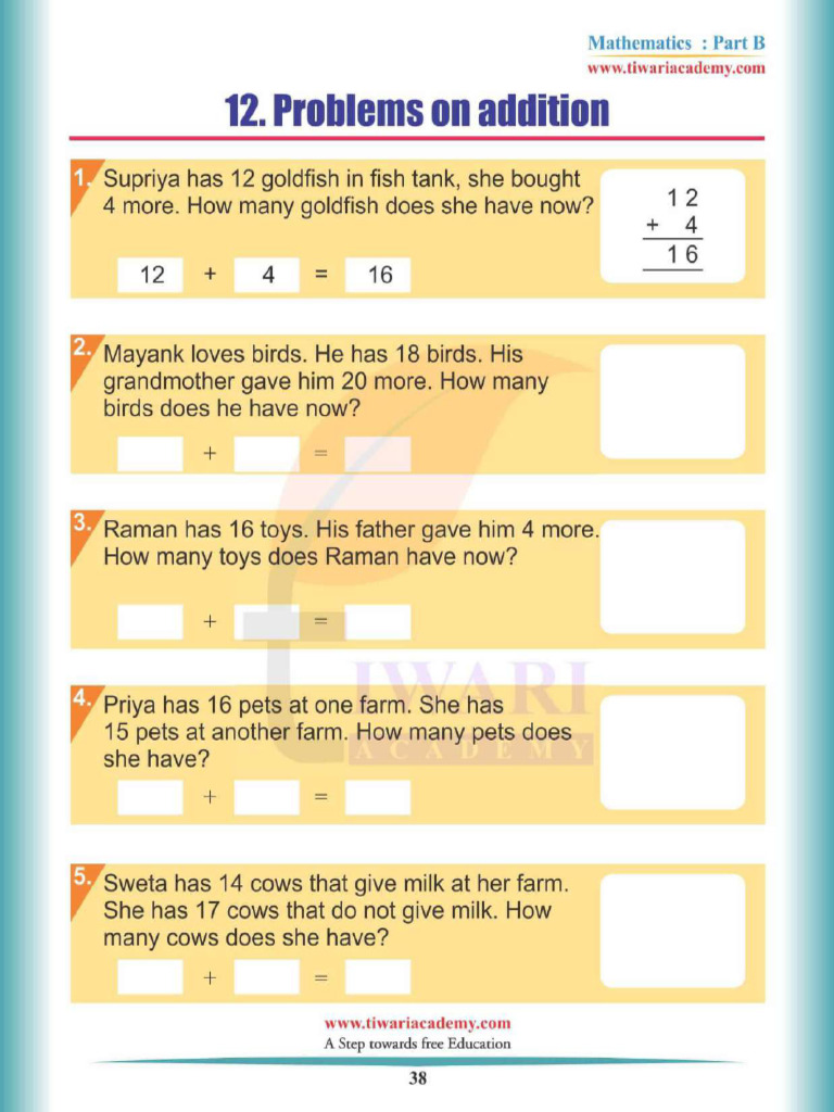 KG Maths Book 3 | PDF