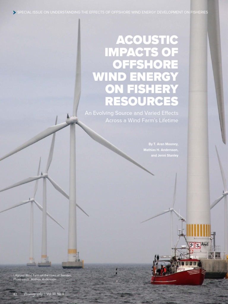 Acoustic-impacts-of-Offshore-Wind-Energy-on-Fishery-Resources_33-4_mooney | PDF | Offshore Wind ...