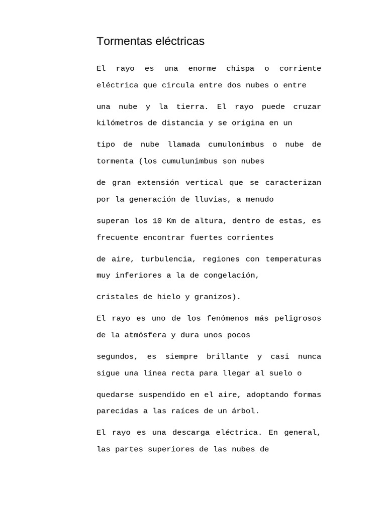 Tormentas Eléctricas | PDF | Ciencia y matemáticas | Libros para ...