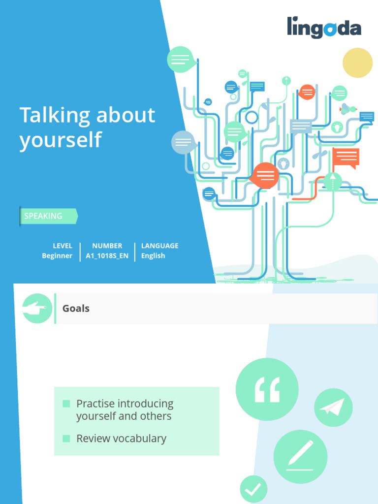 Talking About Yourself: Speaking | PDF | Applied Linguistics | Human ...