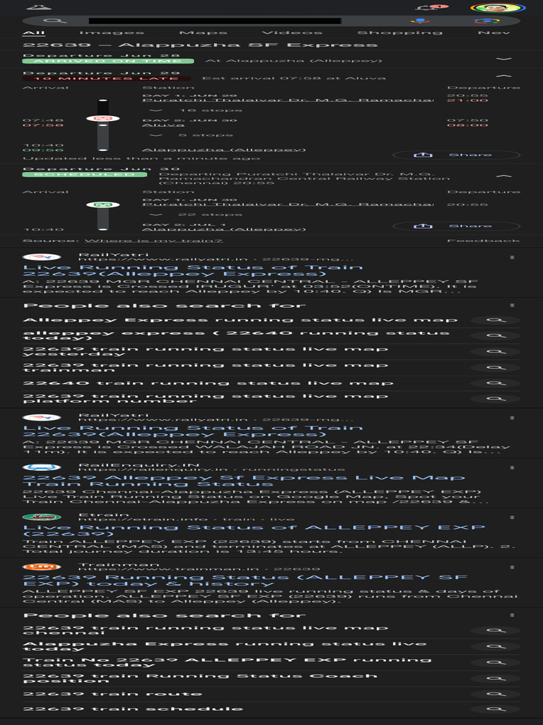 Train Running Status Live Map - Google Search | PDF