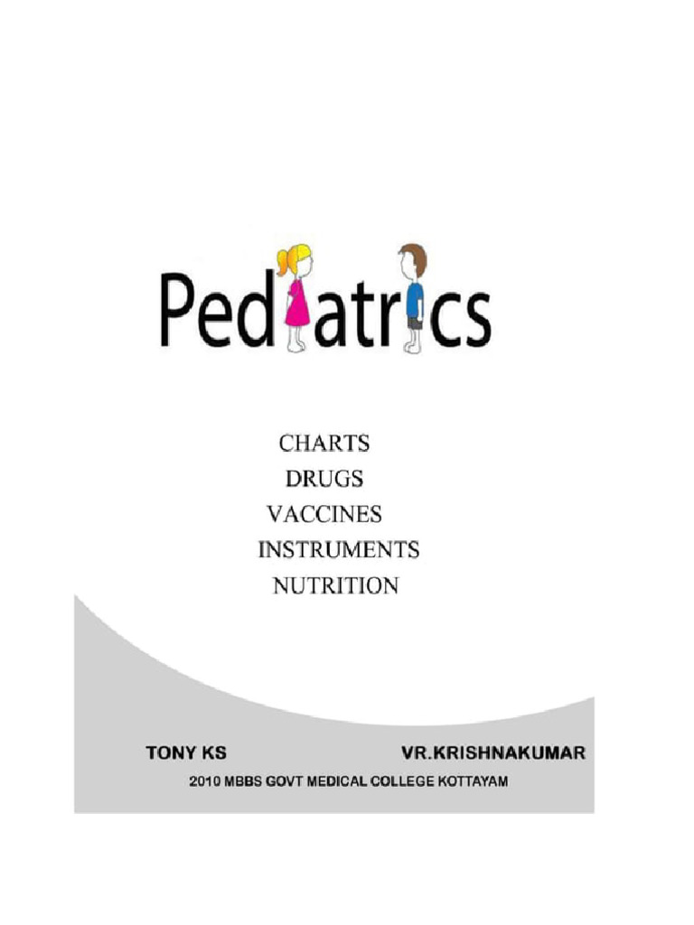 pediatrics - charts, drugs, vaccines, instruments, nutrition | PDF