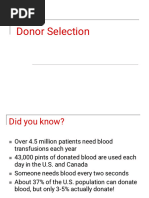 Blood Donor History Questionnaire Guide | PDF | Blood Donation | Blood ...