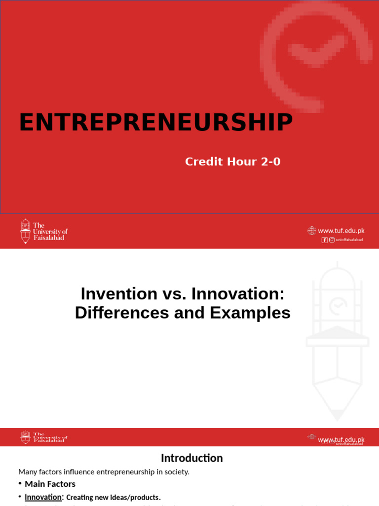 Invention vs. Innovation Explained | PDF | Innovation | Invention