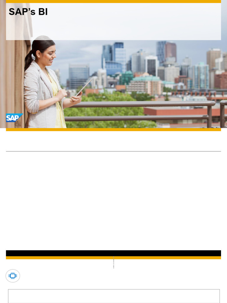 12 BI Platform, WebI, AnalysisOffice | PDF | Microsoft Excel | Databases