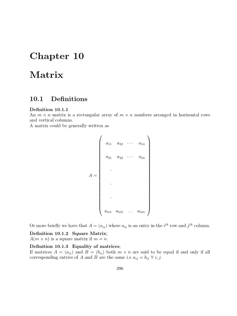 Math-1 (Matrices - Dets DR Brian) | PDF | Matrix (Mathematics ...