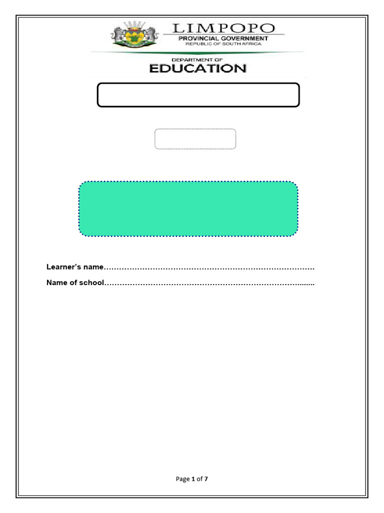 Grade 9 Term 3 Maths Common Test 2024 | PDF | Triangle | Line (Geometry)