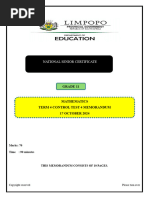 Mathematics Grade 11 P2 Nov 2024 LDOE | PDF | Mathematics