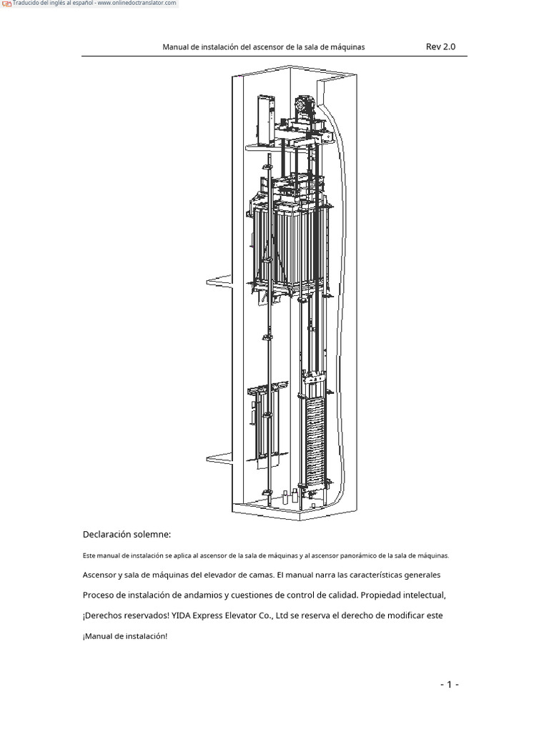 Manual de Uso | PDF | Ascensor | Herramientas