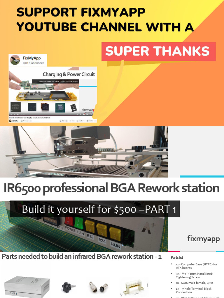 DIY BGA Rework Station Guide | PDF | Electrical Connector | Thermometer