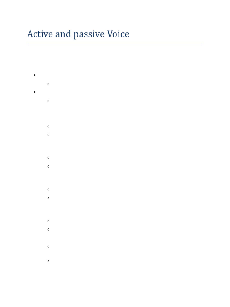 Active vs. Passive Voice Explained | PDF | Experiment | Human Communication