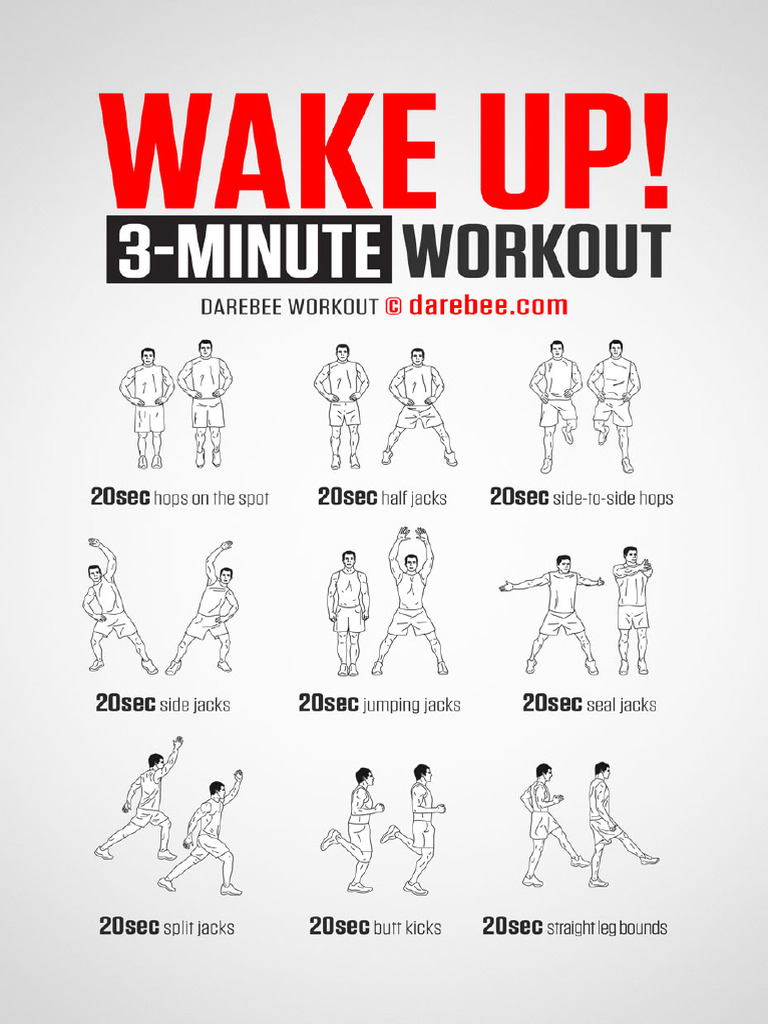 3 Minute Wake Up Workout | PDF