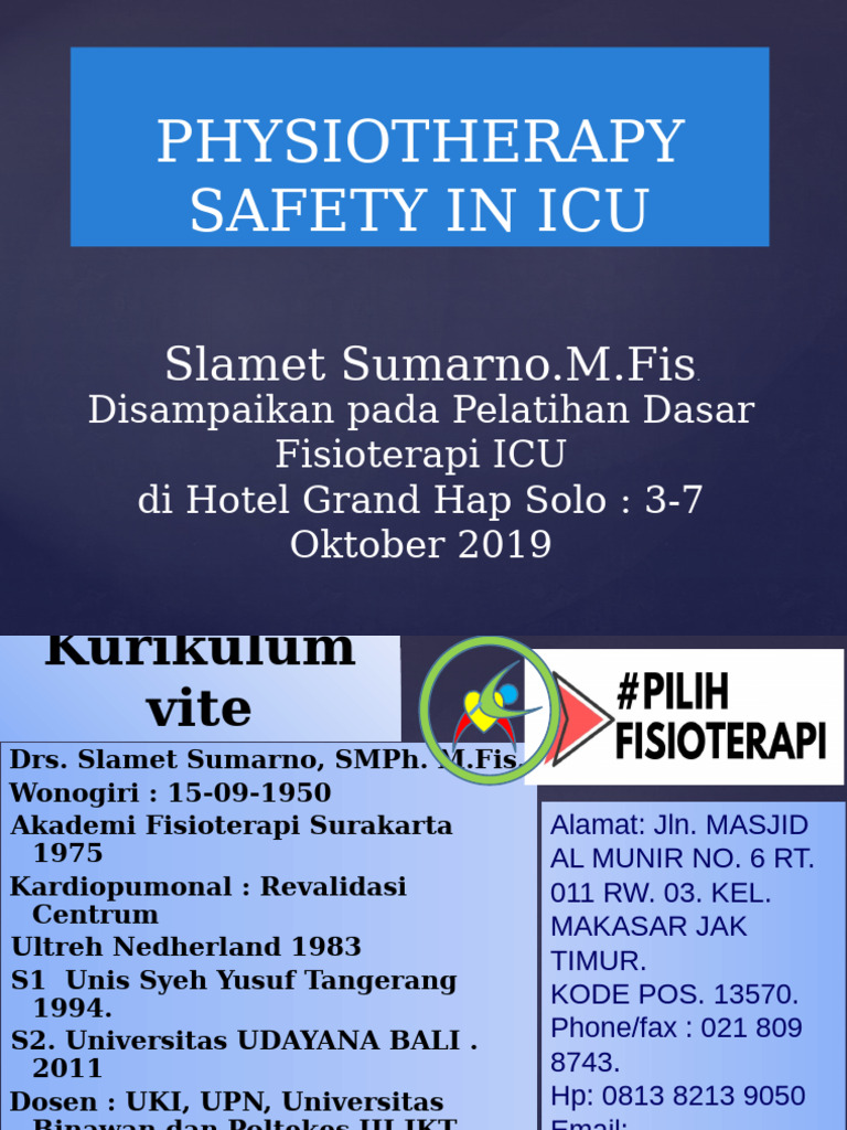 Materi Pak Slamet INTERVENSI FISIOTERAPI SOLO | PDF