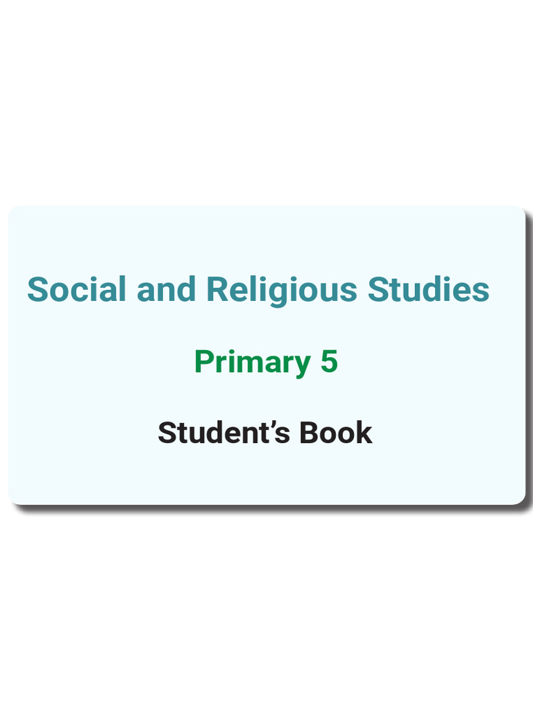 P5 Social and Religious Studies Textbook | PDF | Hygiene | Human Rights