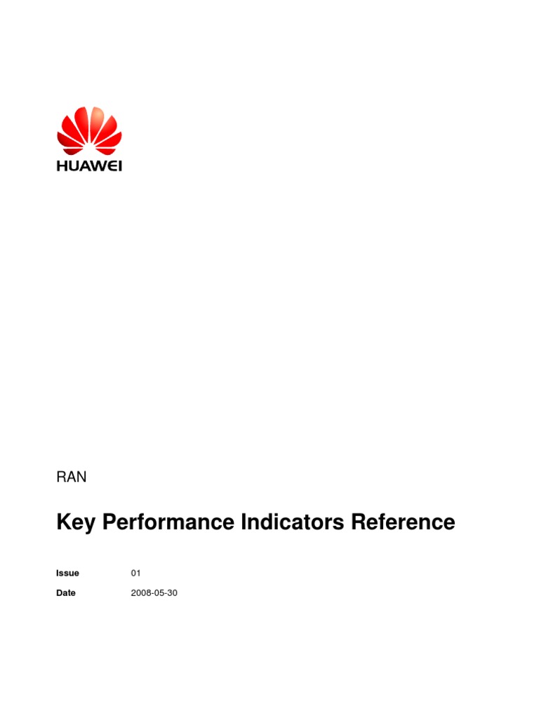 RAN Key Performance Indicators Reference (RAN10.0 - 01) | PDF | High Speed Packet Access | Radio ...