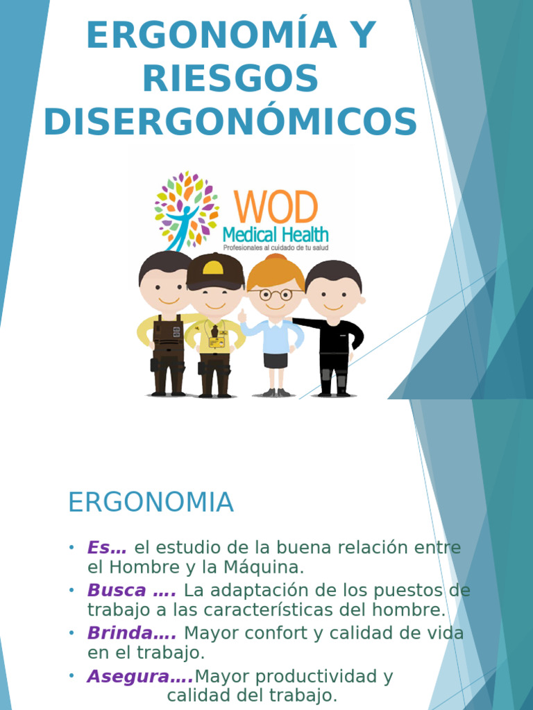 Ergonomia y Riesgos Disergonomicos | PDF | Factores humanos y ergonomía | Sistema musculoesquelético
