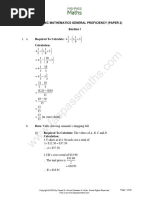 CSEC Maths Paper 2 2025 June by SAK and FWA | PDF | Circle | Elementary ...