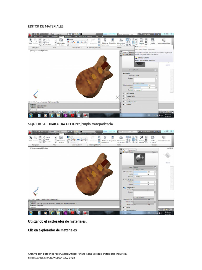 Guía de Comandos 3D para Ingeniería | PDF