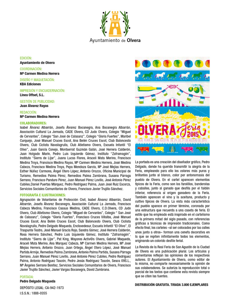 Revista Olvera 2015 Baja | PDF