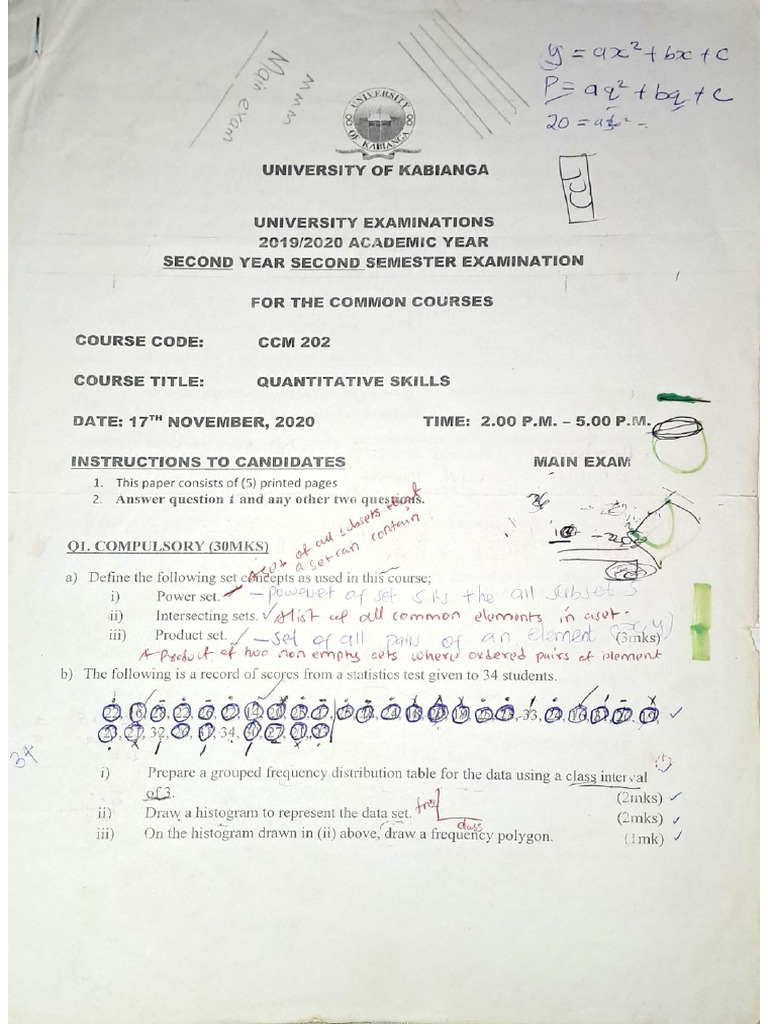 CCM 202 PAPERS | PDF