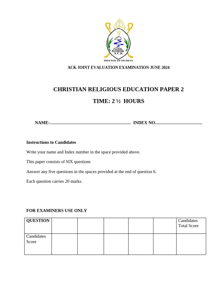 CRE PP 2 | PDF | Jesus | Gospel Of Luke