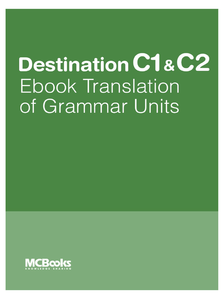 Destination - C1C2 - Grammar Translation | PDF
